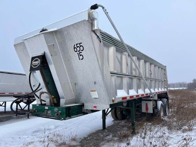 2015 MAC 24 ft End Dump Trailer - Tandem Axle, Aluminum, Air Ride For ...