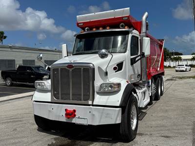 2017 Peterbilt 567 Tri- Axle Dump Truck, Double Frame, Aluminum Wheels ...