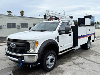 2017 Ford F-550 11' Mechanic/Service Body with Stellar 7621 7,000 lbs ...