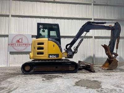 2016 John Deere 50G Mini Excavator For Sale, 2,380 Hours | Van Alstyne ...