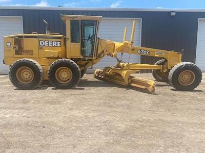 1999 John Deere 670C Motor Grader For Sale, 10,769 Hours | Van Alstyne ...