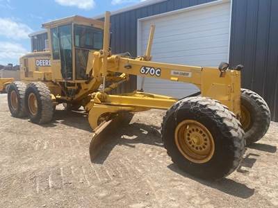 1999 John Deere 670C Motor Grader For Sale, 10,769 Hours | Van Alstyne ...