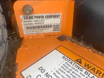 Scag SMFZ-61 Zero Turn Mower For Sale, 1,722 Hours | Van Alstyne, TX ...