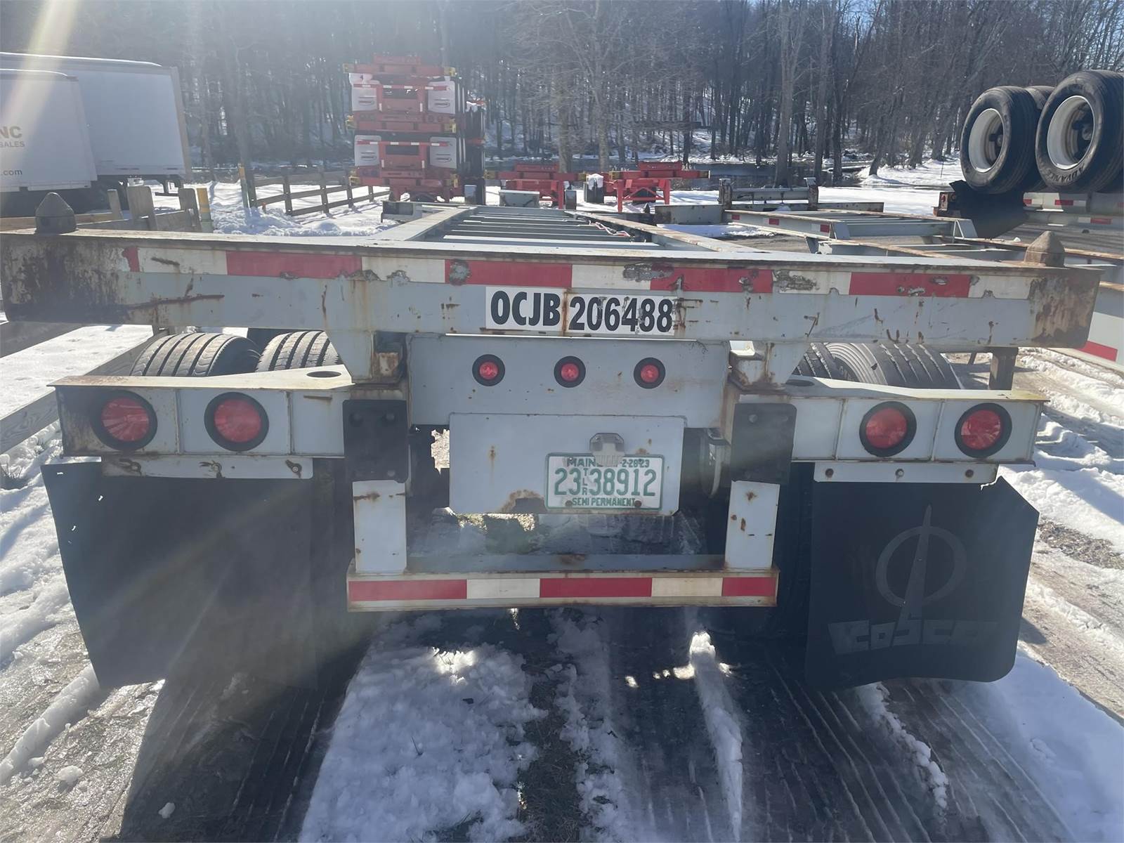 2006 CIMC 20x96 Tandem Axle Steel Container Chassis - Spring, Fixed ...