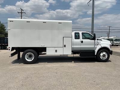 2025 Ford F-650 XL XL Extended Cab Chipper Truck - Arbortech 14' chip dump Chipper Body For Sale ...
