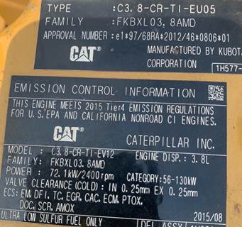 Caterpillar C3.8 4 cylinder turbo diesel Engine For Sale | Scranton, PA ...
