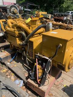 Caterpillar C6.6 6 cylinder turbo diesel engine (skid mounted generator ...