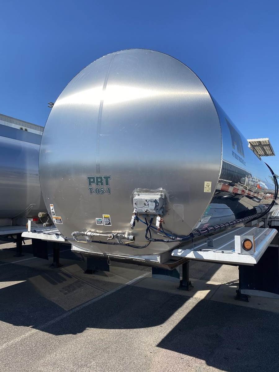 2005 Walker 44x96 Tandem Axle Stainless Steel Food Grade Tanker Trailer ...