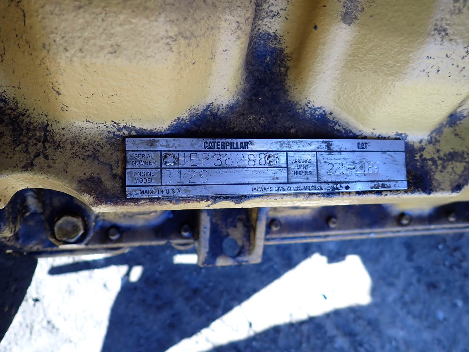 2003 Caterpillar 3126E Engine For Sale | Carbondale, PA | 16056 ...