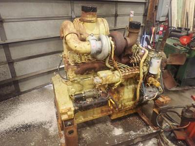 Caterpillar 3306 PC Turbo Diesel Engine RUNS MINT! VIDEO! D333 627 ...