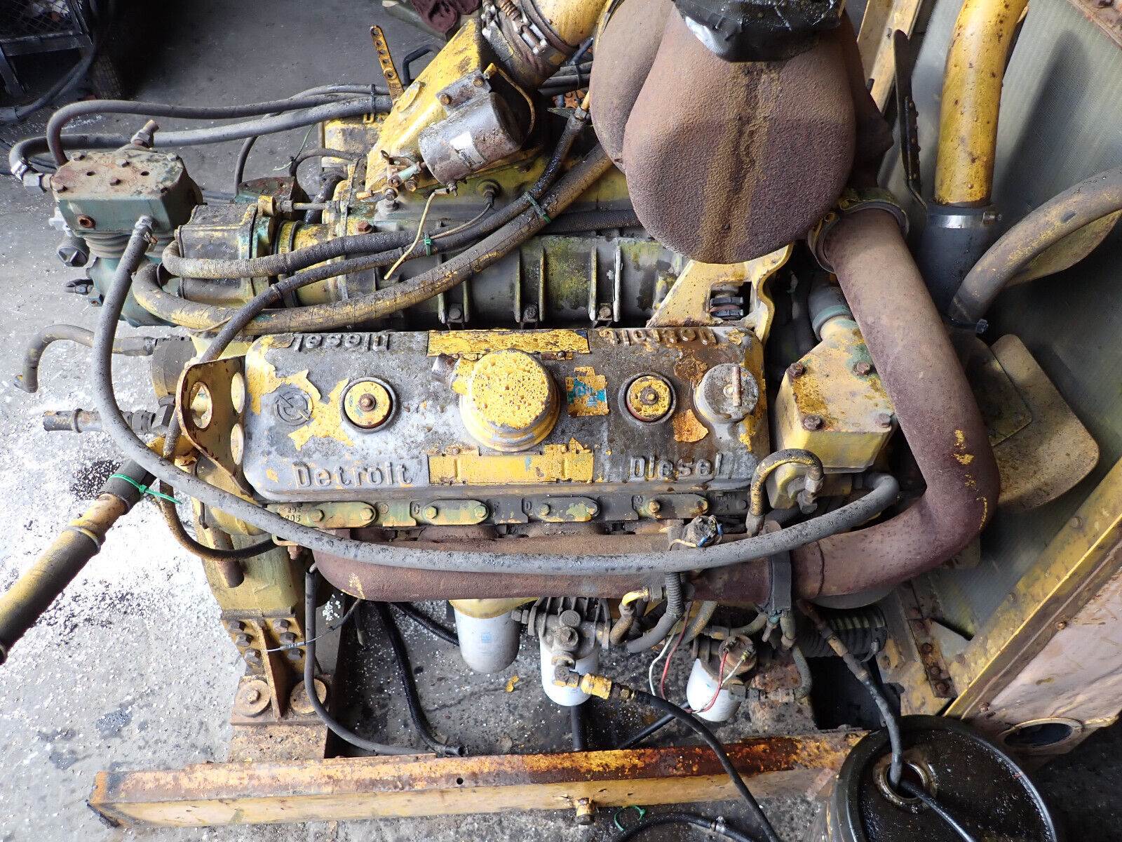 Detroit Diesel 8V71TA Engine POWER UNIT! LOW HRS! VIDEO! 8V71 V8 Turbo ...