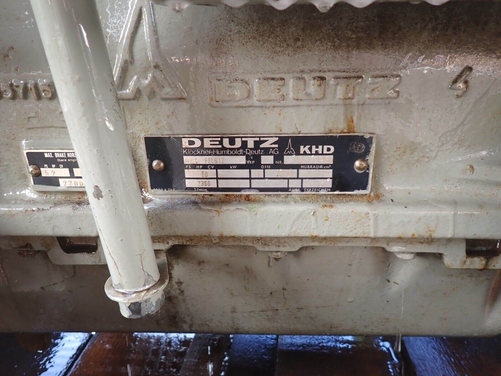 Deutz F3L912 Diesel Engine FACTORY NEW SURPLUS!! 912 UNUSED 3 AVAILABLE ...
