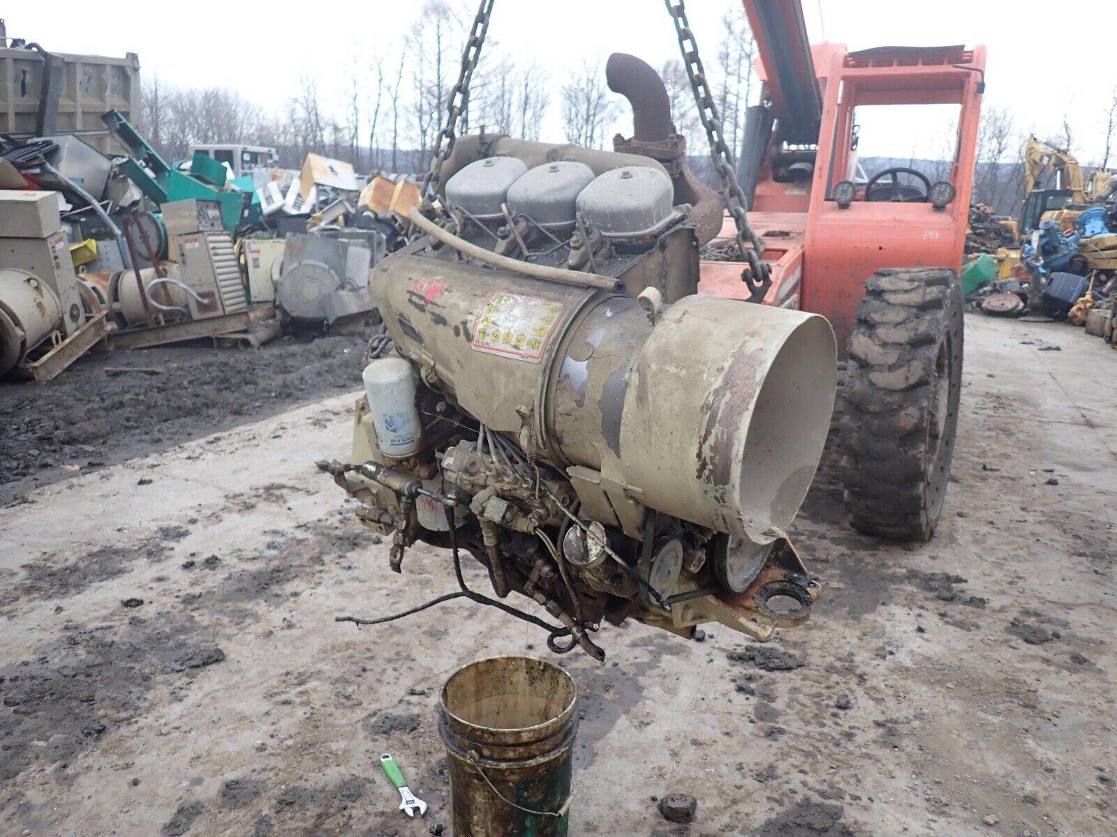 Deutz F3L912 Diesel Engine RUNNING TAKEOUT! 912 Tractor JLG For Sale ...