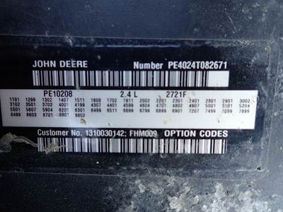 John Deere 4024TF270 Engine For Sale | Carbondale, PA | 16421 ...