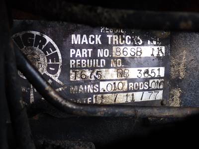 1971 Mack ENDT 675 Engine For Sale | Carbondale, PA | 16815 ...
