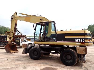 2000 Caterpillar M320 Wheeled Excavator CLEAN! Aux. Hyd. Hydraulic ...