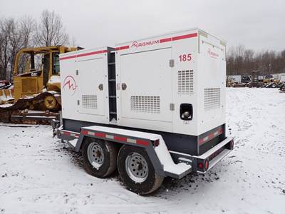 2012 Magnum MMG185D 185 KVA Generator LOW HOURS! VIDEO! Genset Towable ...