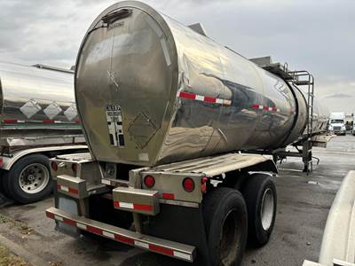 1998 Brenner DC 6500 GAL DOT 407 U2168 Chemical / Acid Tank Trailer For ...