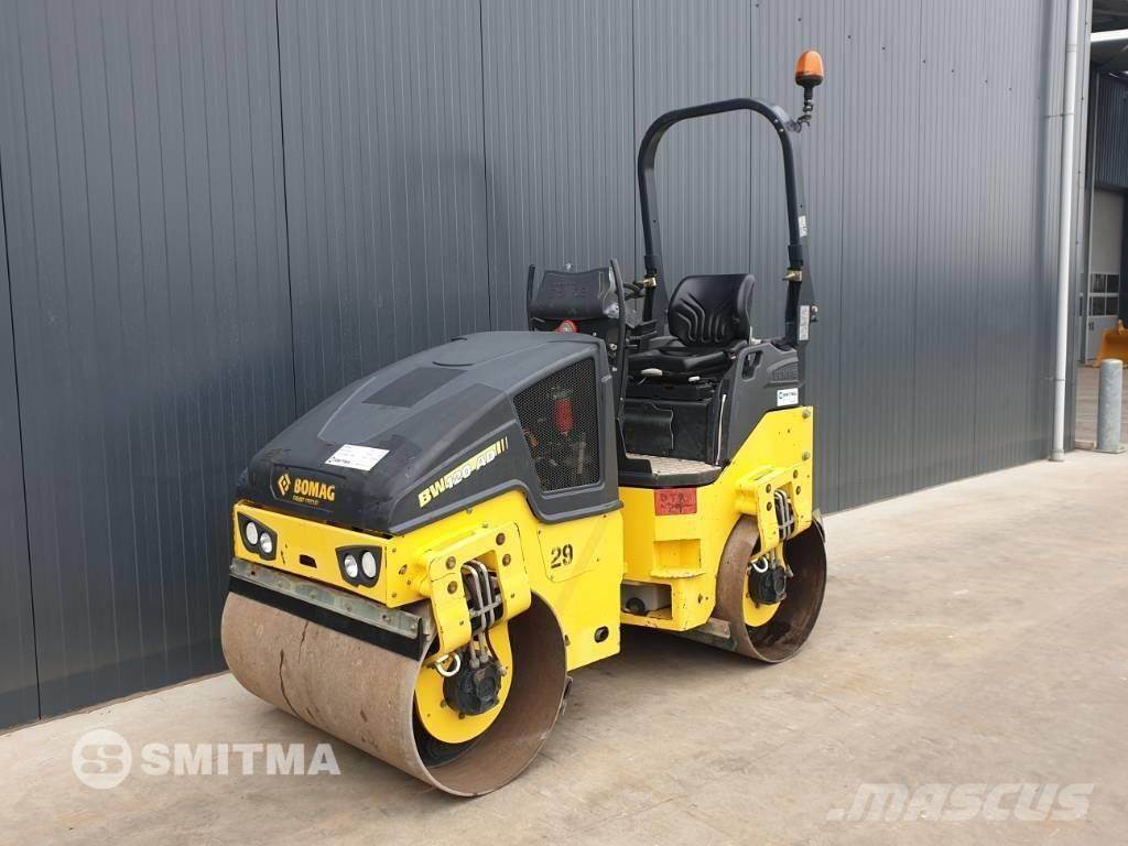2014 BOMAG BW120AD-5 Smooth Drum Roller Compactor For Sale, 829 Hours ...