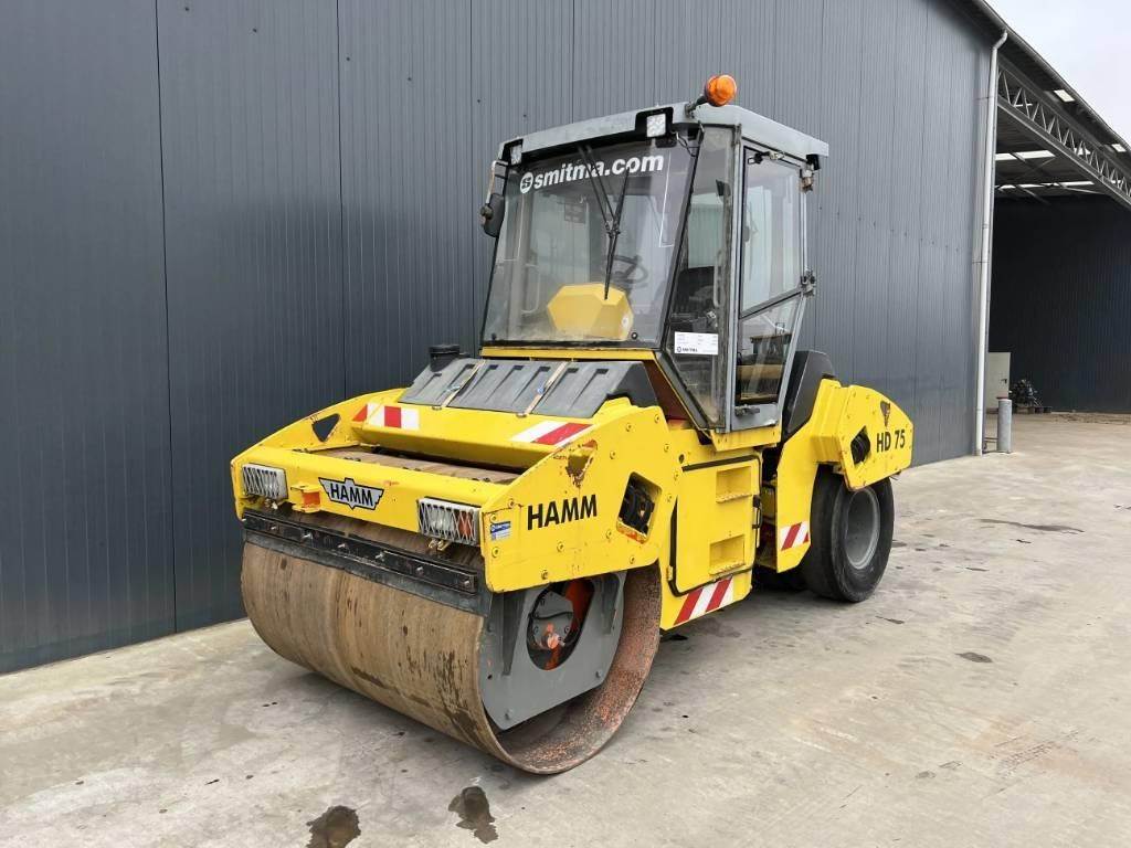 2000 Hamm HD75K Smooth Drum Roller Compactor For Sale, 4,230 Hours ...