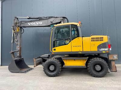 2008 Volvo EW160C Wheeled Excavator For Sale, 16,492 Hours | Venlo ...