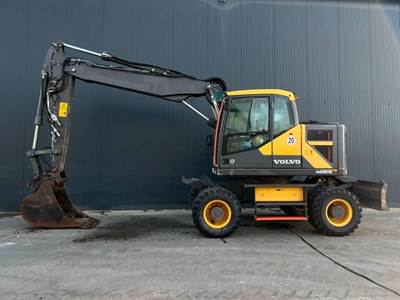 2018 Volvo EWR170E Wheeled Excavator For Sale, 4,131 Hours | Venlo ...