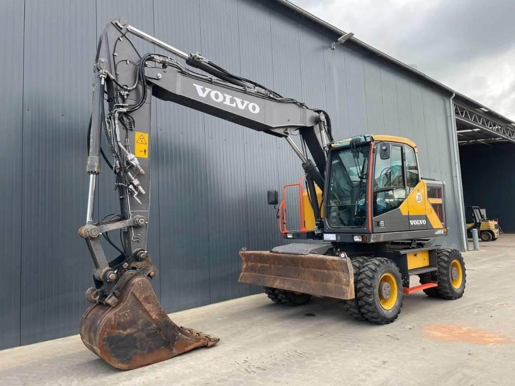 2018 Volvo EWR170E Wheeled Excavator For Sale, 4,131 Hours | Venlo ...