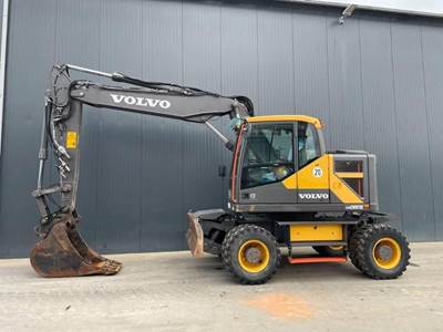 2018 Volvo EWR170E Wheeled Excavator For Sale, 4,131 Hours | Venlo ...