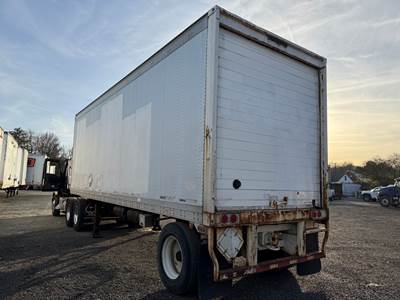 2010 Wabash 28' PUP DRY VAN Pup Trailer, Steel Body, Wood Floor, Rollup ...