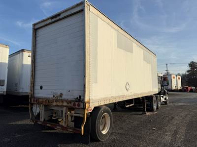 2010 Wabash 28' PUP DRY VAN Pup Trailer, Steel Body, Wood Floor, Rollup ...