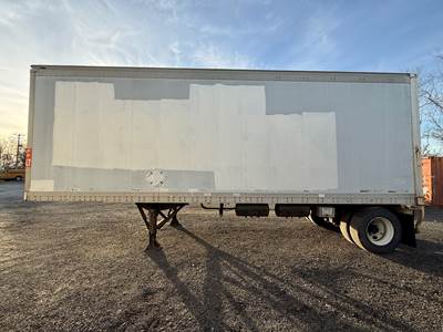 2010 Wabash 28' PUP DRY VAN Pup Trailer, Steel Body, Wood Floor, Rollup ...