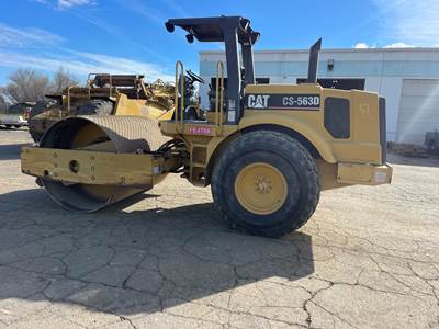 2000 Caterpillar CS-563D Smooth Drum Roller Compactor For Sale, 6,930 ...