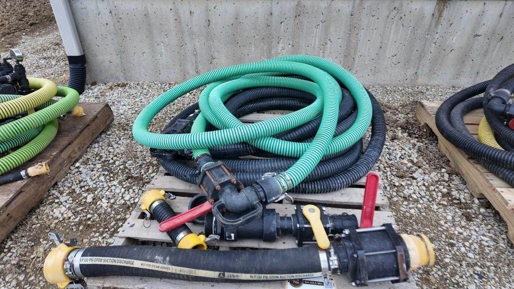 Assorted Fertilizer Hoses And Fittings, Valve, Short Hose, Quick ...