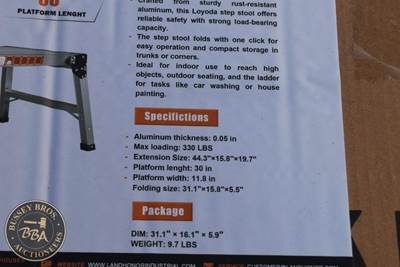 LANDHONOR FOLDING STOOL Storage Building For Sale | Greenville, OH ...