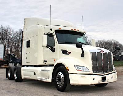 2017 Peterbilt 579 Sleeper Semi Truck - Mid Roof Sleeper, Cummins 450HP, 16 Speed Ultrashift Amt ...