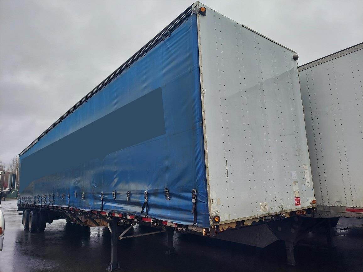 2000 Western 53x102 Tandem Axle Steel Curtain Side Trailer - Air Ride ...
