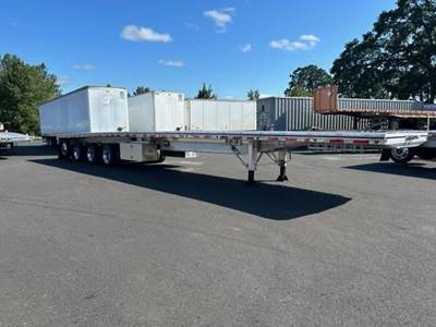 2025 MAC 53x102 Quad Axle Aluminum Flatbed Trailer - Air Ride, Fixed ...