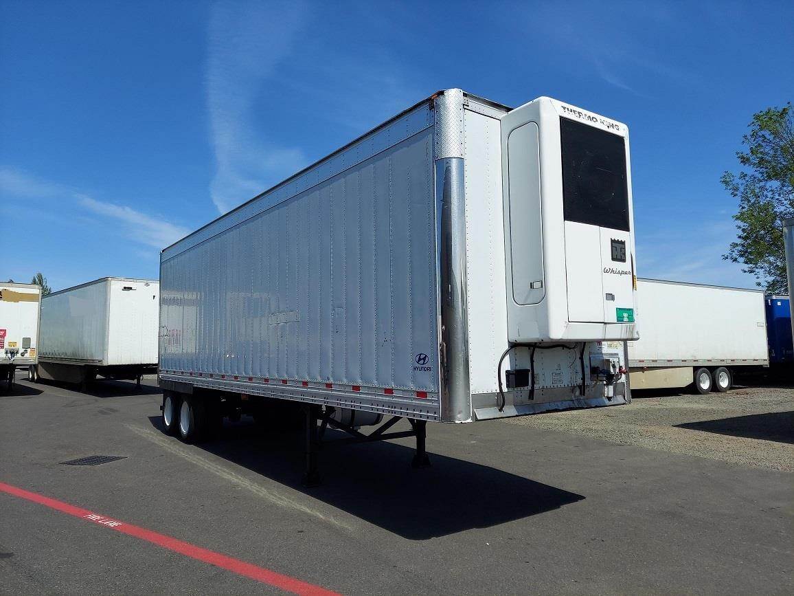 2005 Hyundai 34 ft Reefer Trailer - Sliding Axle, Roll up Door, Thermo ...