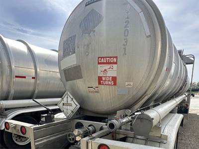 2012 Brenner 9000 GALLON SOLVENT TANKER / METHANOL & ETHANOL Chemical ...