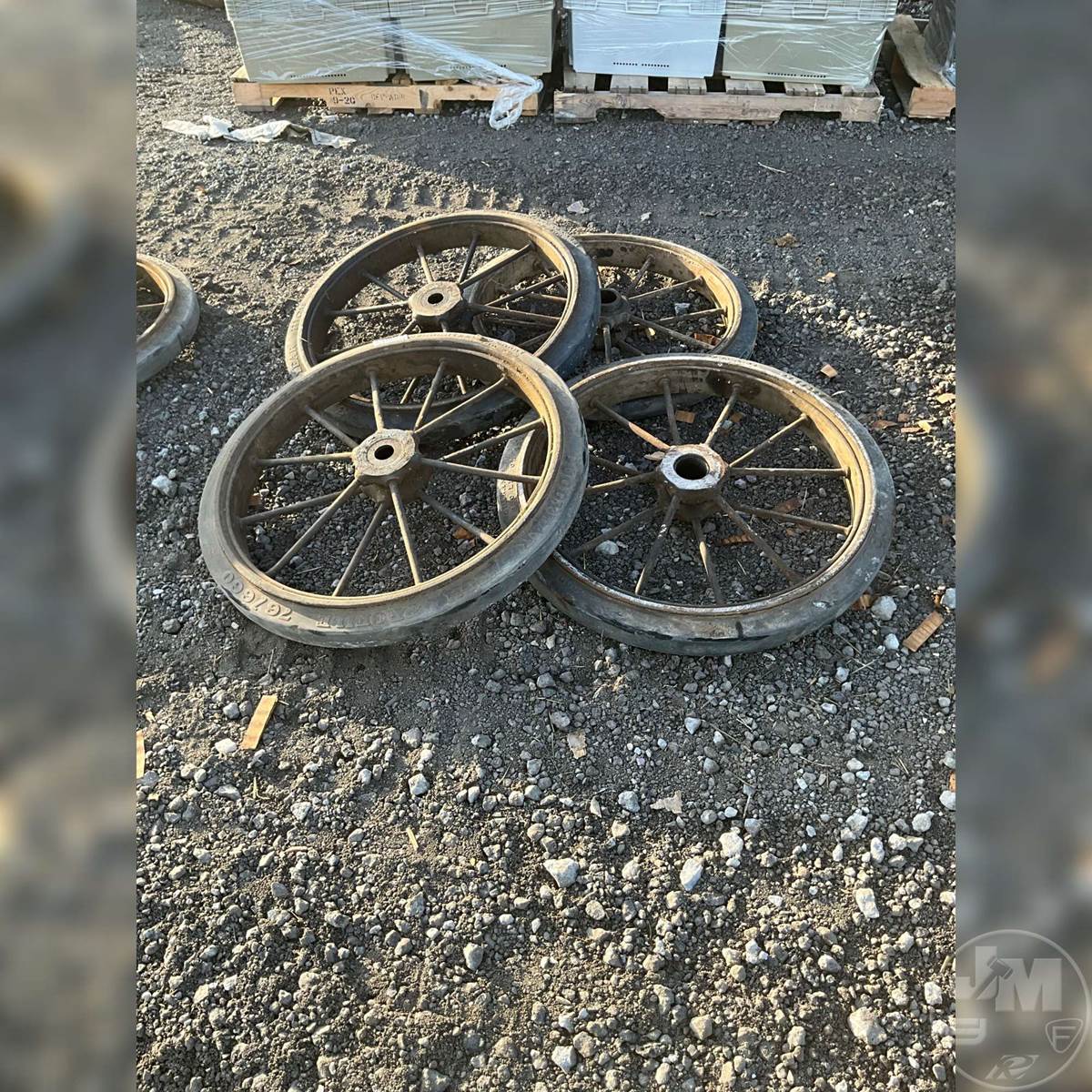 Set Of 4 Wagon Wheels, Selling On Behalf Of Clark County Circuit Court ...