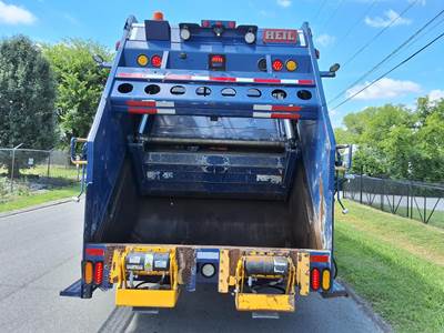 2017 Crane Carrier (CCC) LET2 Tandem Axle Side Load Garbage Truck ...