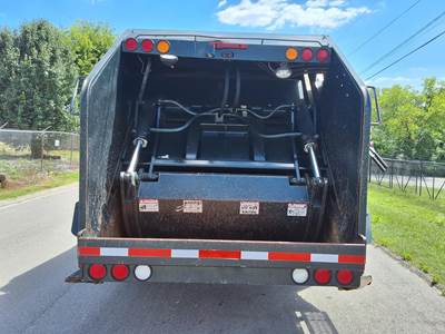 2012 Ford F-750 Single Axle Side Load Garbage Truck - Cummins, 5 Speed ...