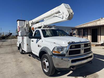 Dodge Ram 5500 40 ft Boom / Bucket Truck - 2011 Hi-Ranger HR40M Aerial ...