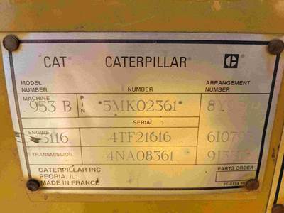 1995 Caterpillar 953B Crawler Loader For Sale, 7,857 Hours | Lakeside ...