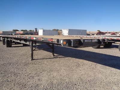2012 Direct Trailer 48x102 Steel Flatbed Trailer - Air Ride, Fixed ...